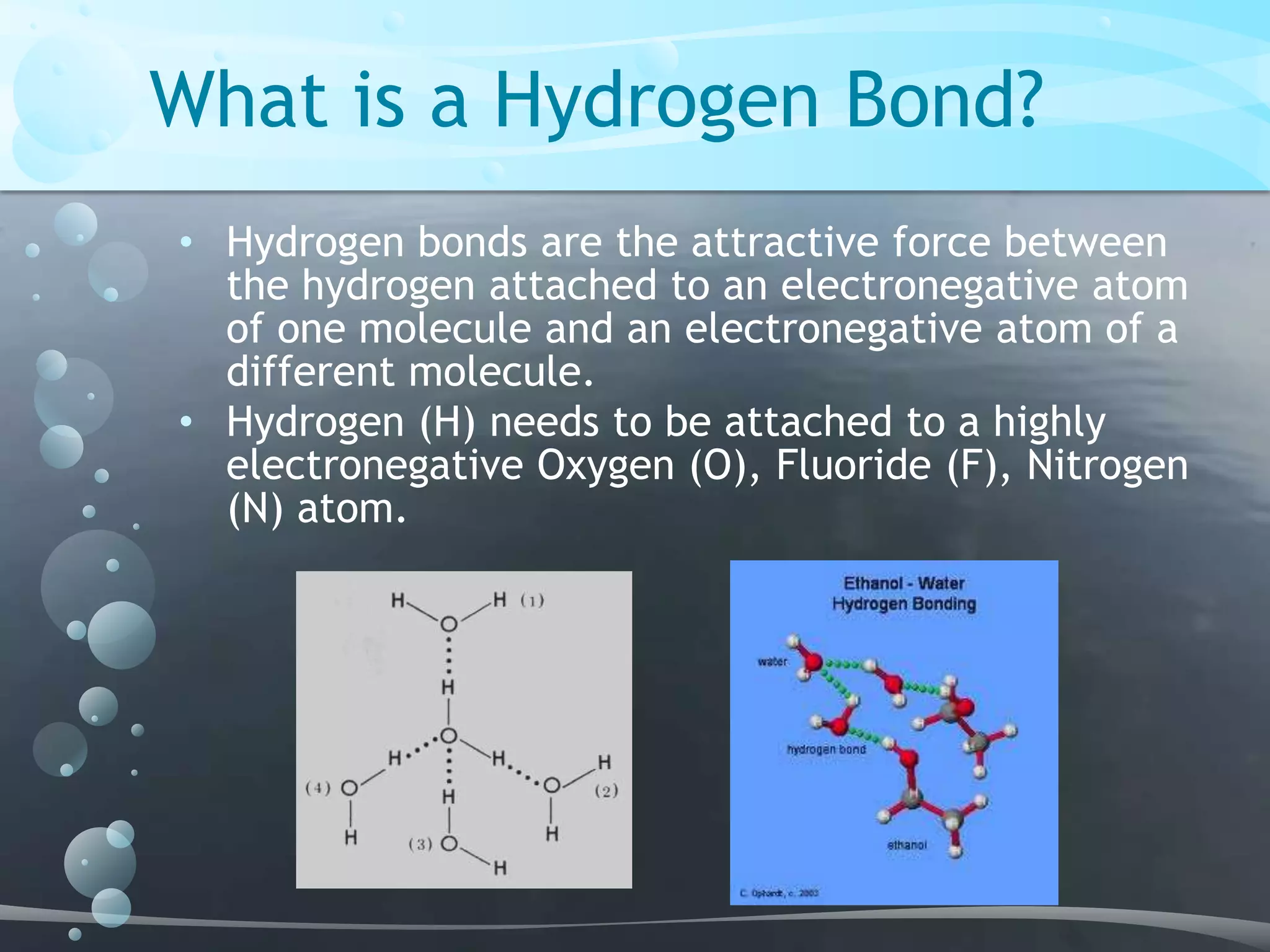 Hydrogen bonding | PPT