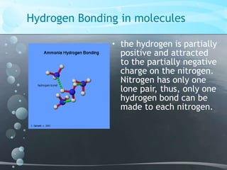 Hydrogen bonding | PPTX