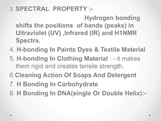 Hydrogen bonding | PPTX
