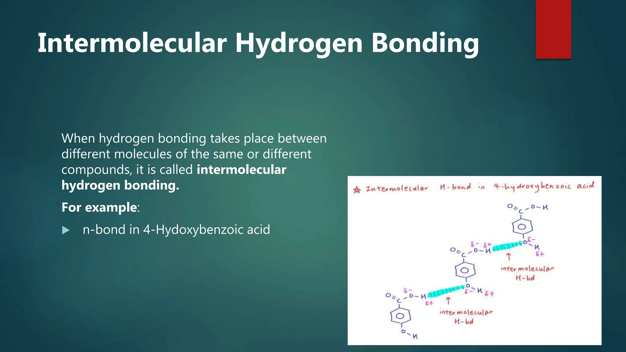 Hydrogen Bonding | Organic Chemistry. Ppt | PPTX