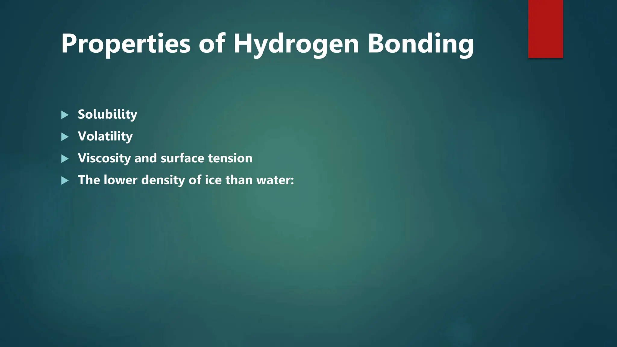 Hydrogen Bonding | Organic Chemistry. Ppt | PPTX