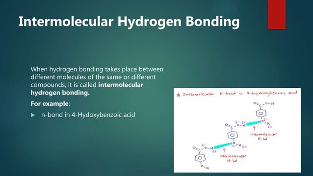 Hydrogen Bonding | Organic Chemistry. Ppt | PPTX | Chemistry | Science