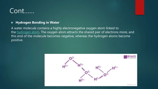 Hydrogen Bonding | Organic Chemistry. Ppt | PPTX