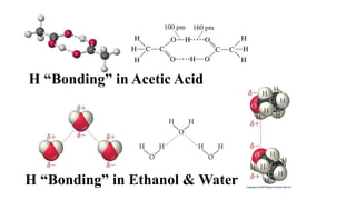 Hydrogen bonding in life, 12(2) | PPTX | Chemistry | Science