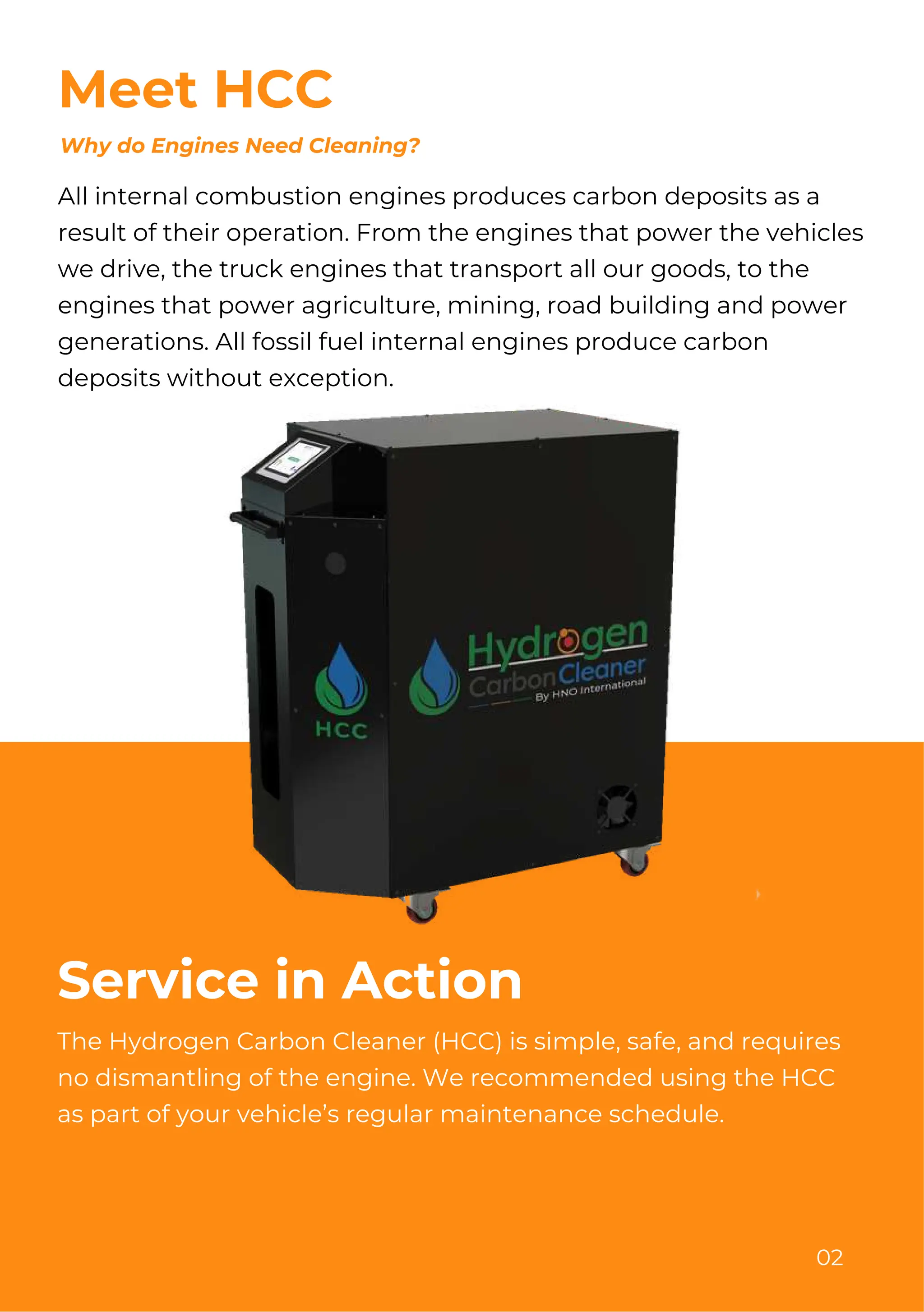 Hydrogen Carbon Cleaner (HCC) - HNO Intl | PDF