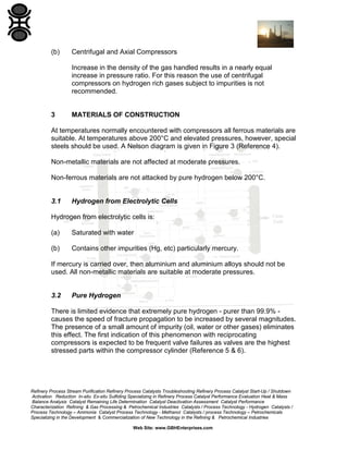 Hydrogen Compressors | PDF
