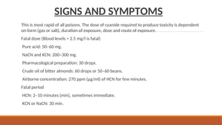 Hydrogen Cyanide and Derivatives, Methyl Isocyanate.ppt
