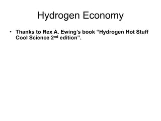 Hydrogen Economy, market and production in Eu | PPT