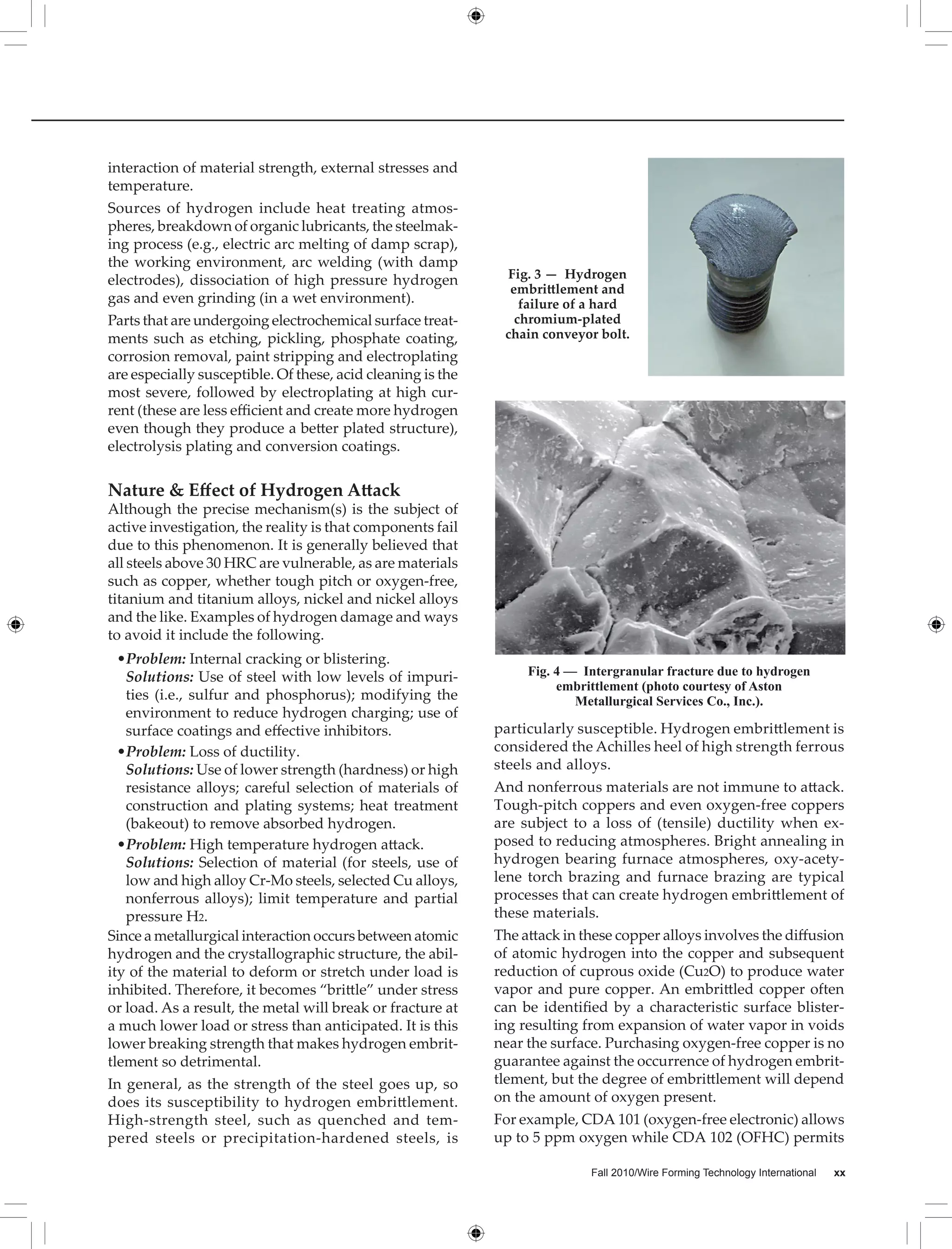 Hydrogen embrittlement | PDF