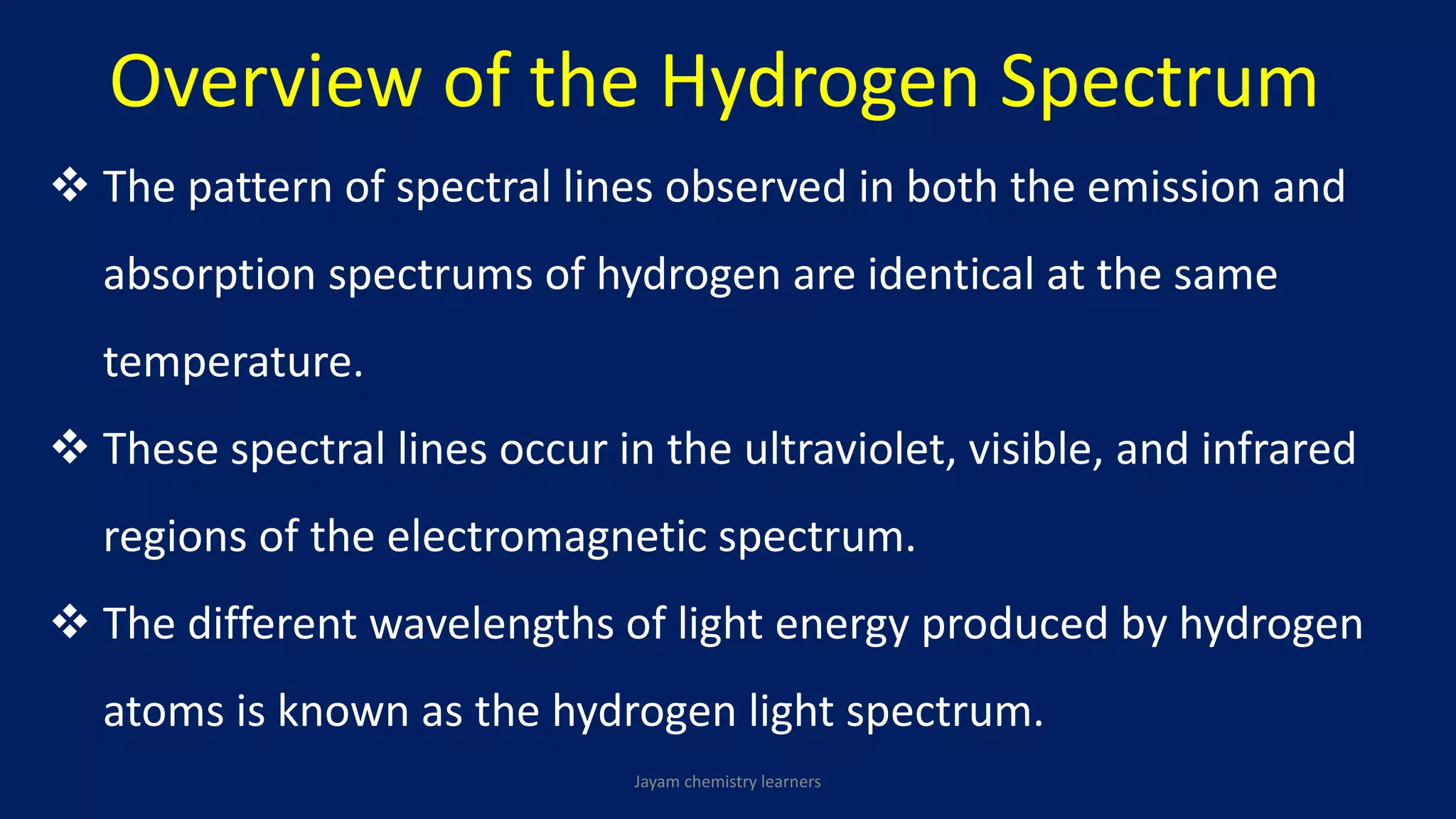hydrogen emission spectrum.pptx