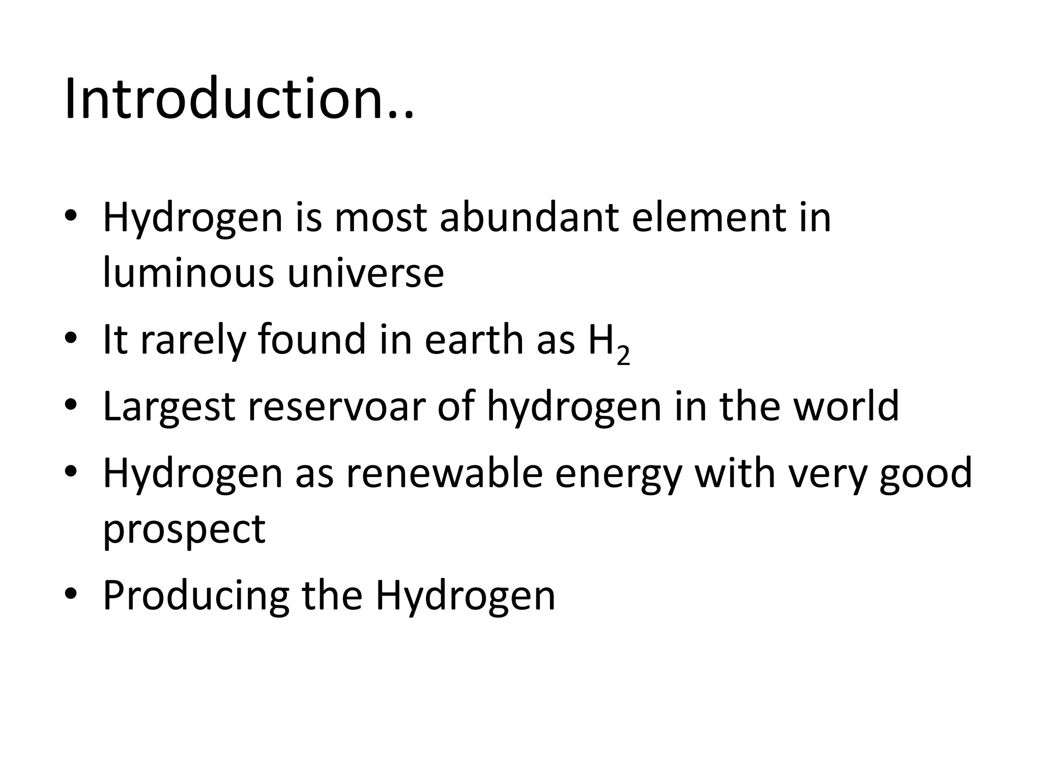 Hydrogen energy | PPTX