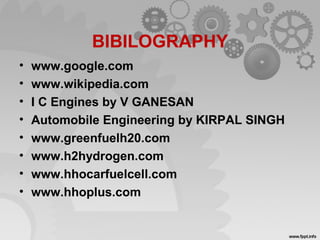 Hydrogen engine | PPT