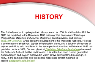 Hydrogen fuel cell | PPTX