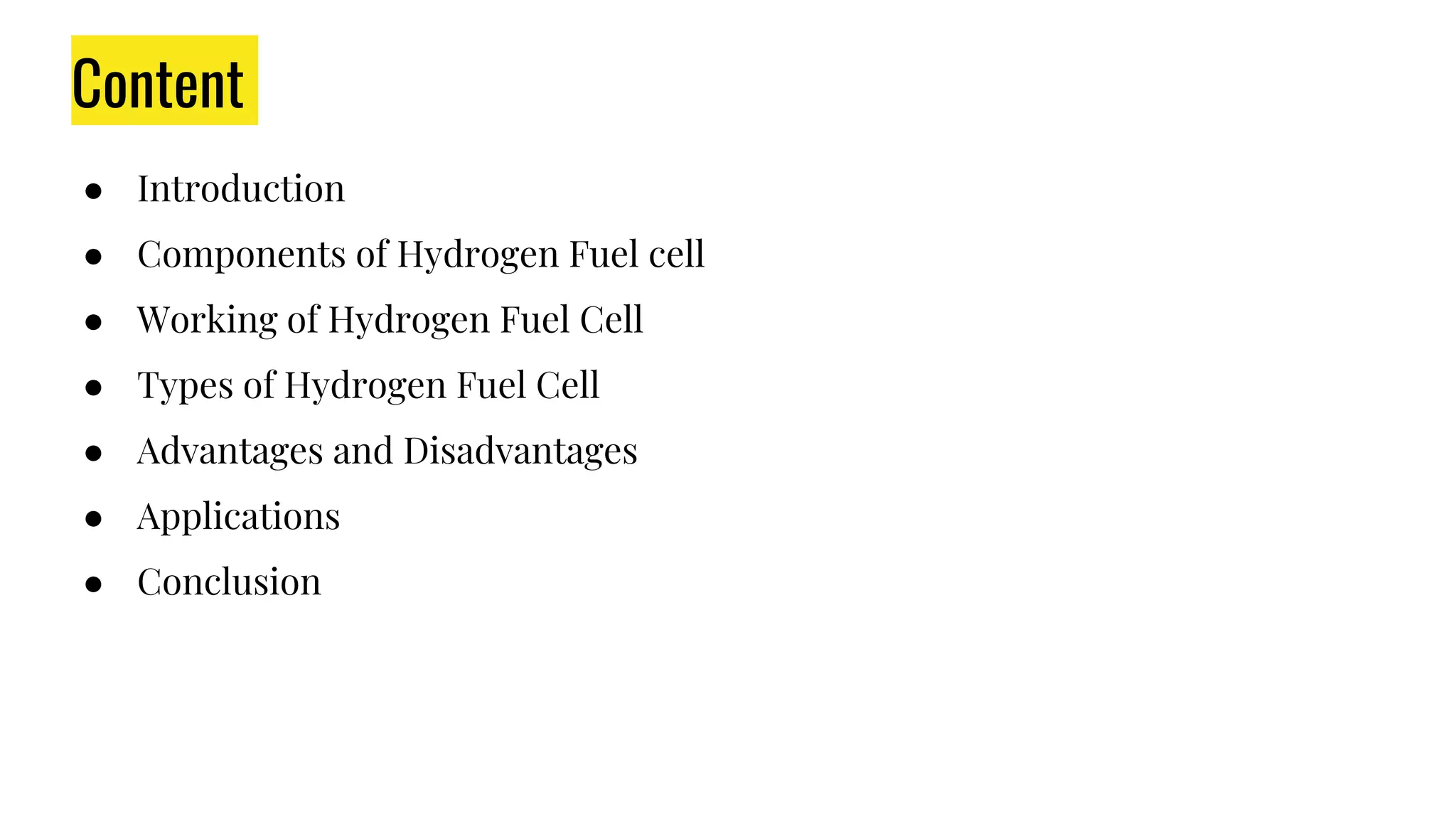 Hydrogen fuel cell | PPTX