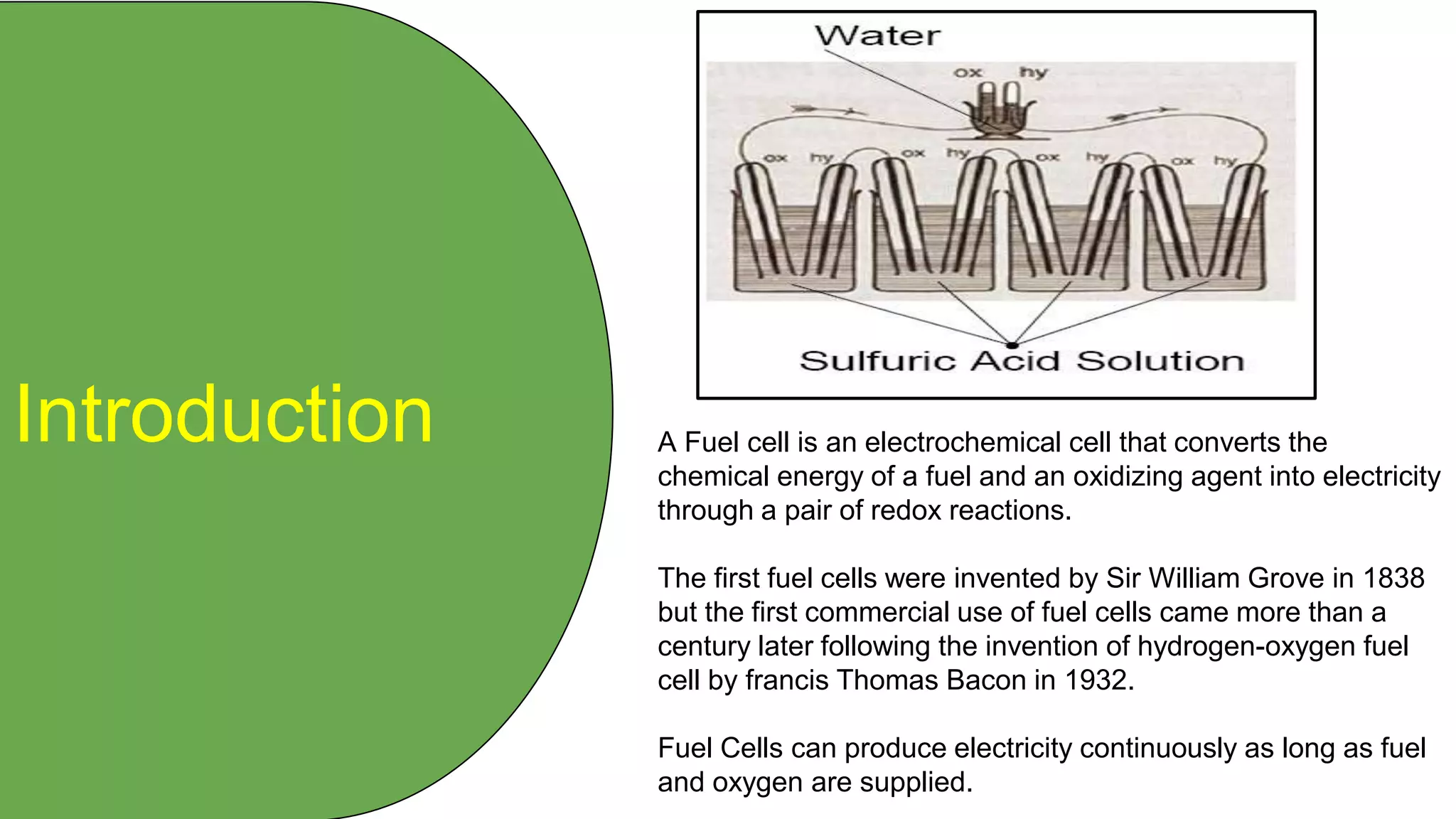 Hydrogen fuel cell | PPTX
