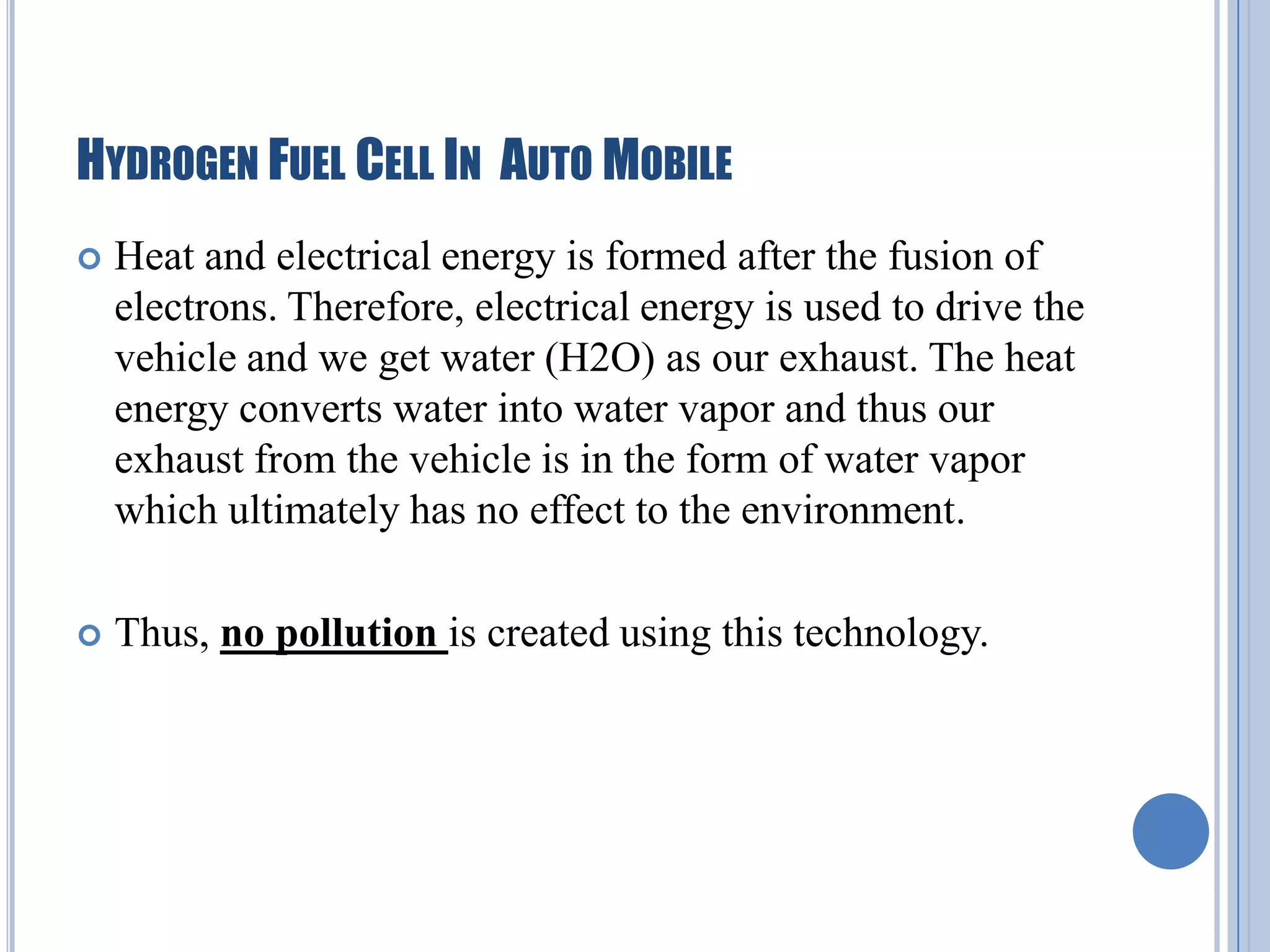 Hydrogen fuel cells | PPT