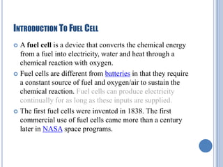 Hydrogen fuel cells | PPT