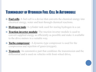 Hydrogen fuel cells | PPT
