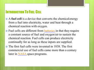 hydrogenfuelcell ppt.pptx | Green Vehicles | Auto Type