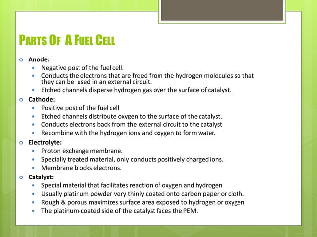 hydrogenfuelcell ppt.pptx | Green Vehicles | Auto Type