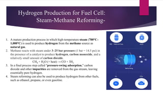 Hydrogen fuel cell seminar | PPTX