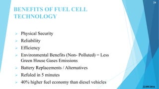 Hydrogen Fuel Cell Technology | PPTX