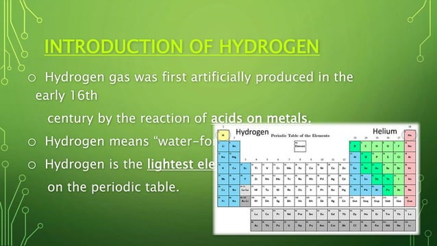 Hydrogen gas | PPTX