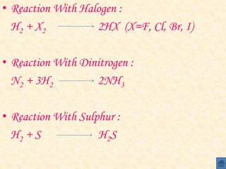 Hydrogen (hydrogen, water) | PPTX