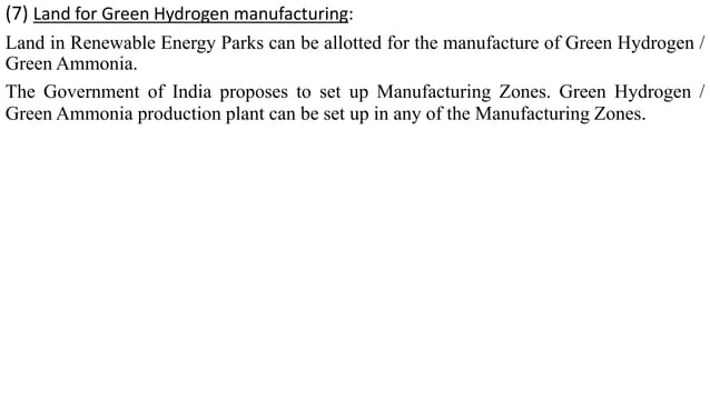 Hydrogen Mission 2021& Green Hydrogen Policy 2022.pptx | Power and ...