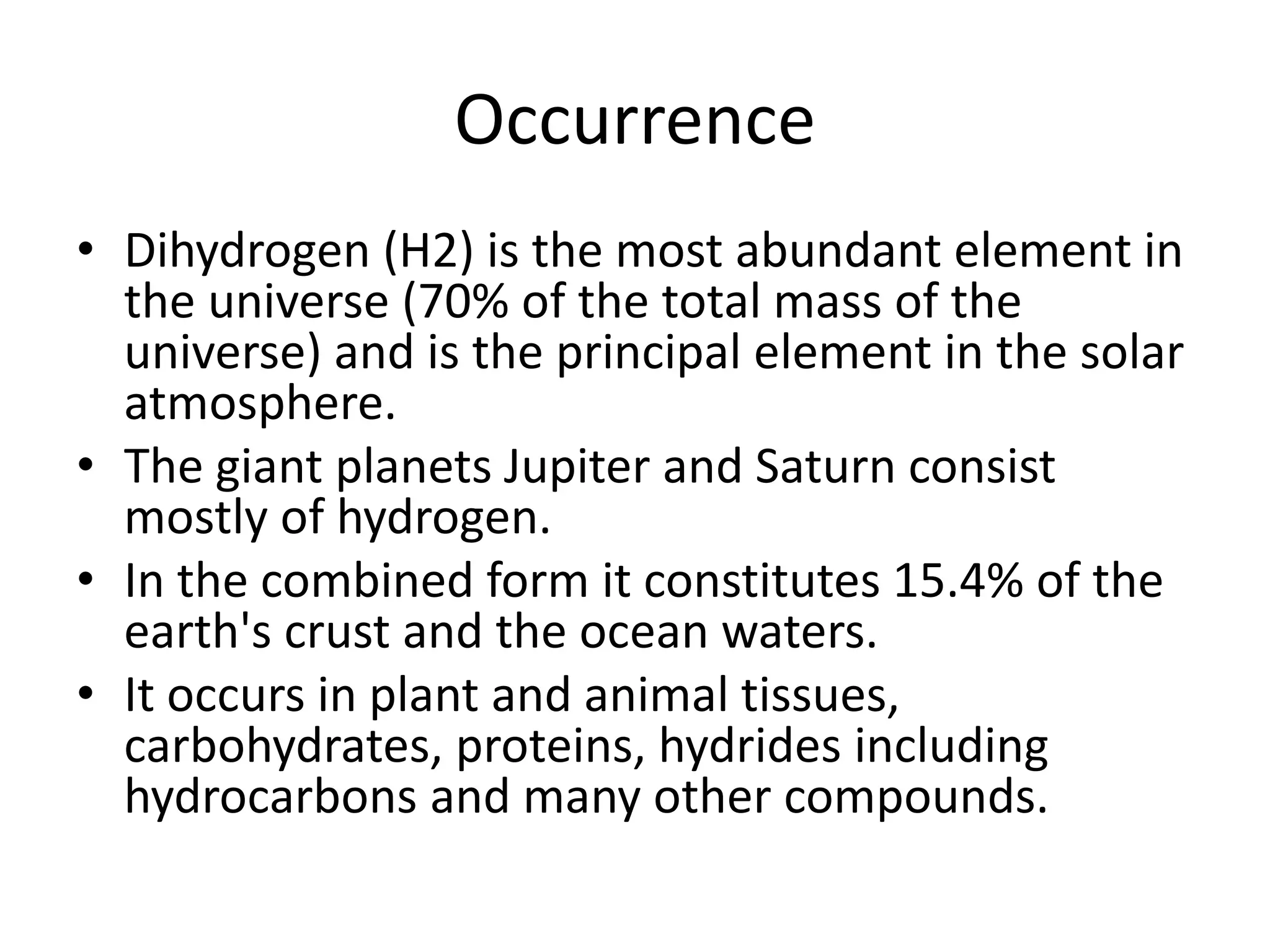 Hydrogen occurences and isotopes.pptx