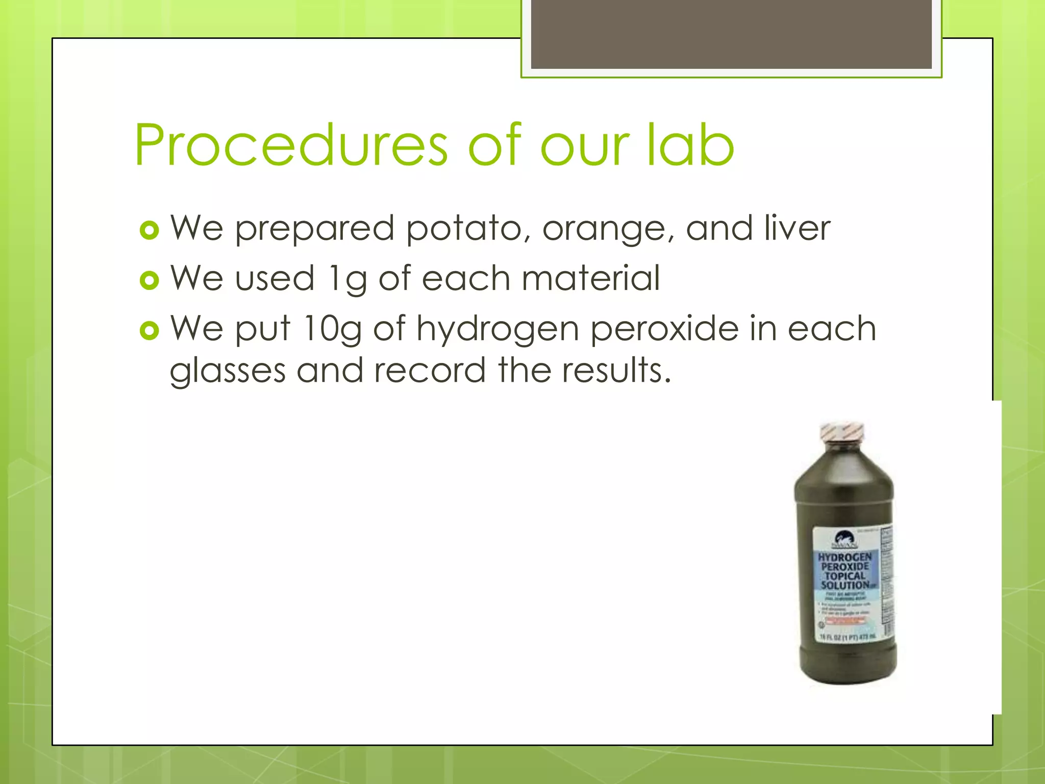 Hydrogen peroxide | PPTX