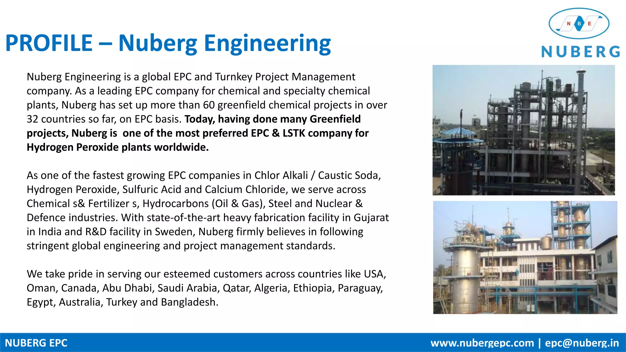 Hydrogen Peroxide Plants | PPTX