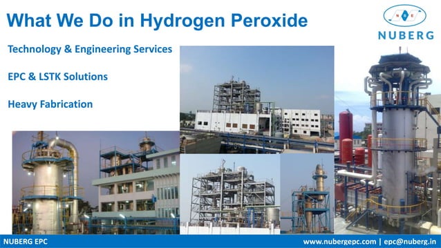 Hydrogen Peroxide Plants | PPTX | Civil Engineering Industry | Industries