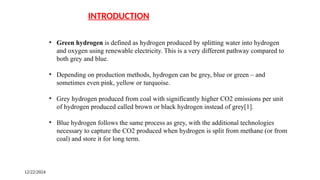 HYDROGEN PRODUCTION GENERATION IN MATLAB | PPTX