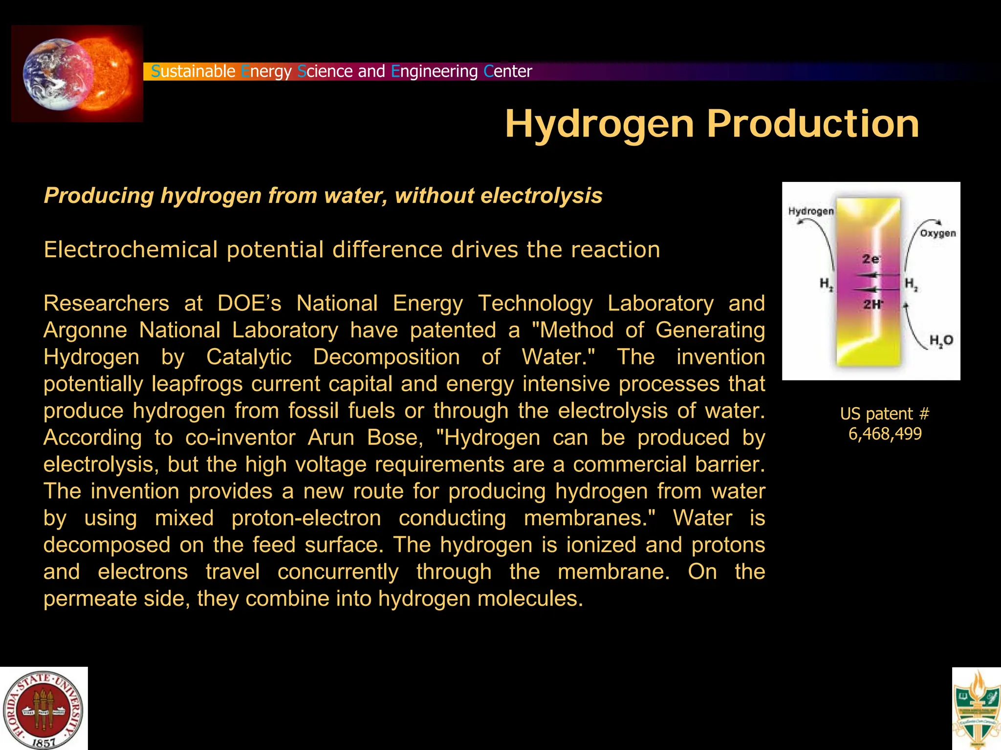 HYDROGEN : HYDROGEN production, electolysis,photoelectrolysis | PPT
