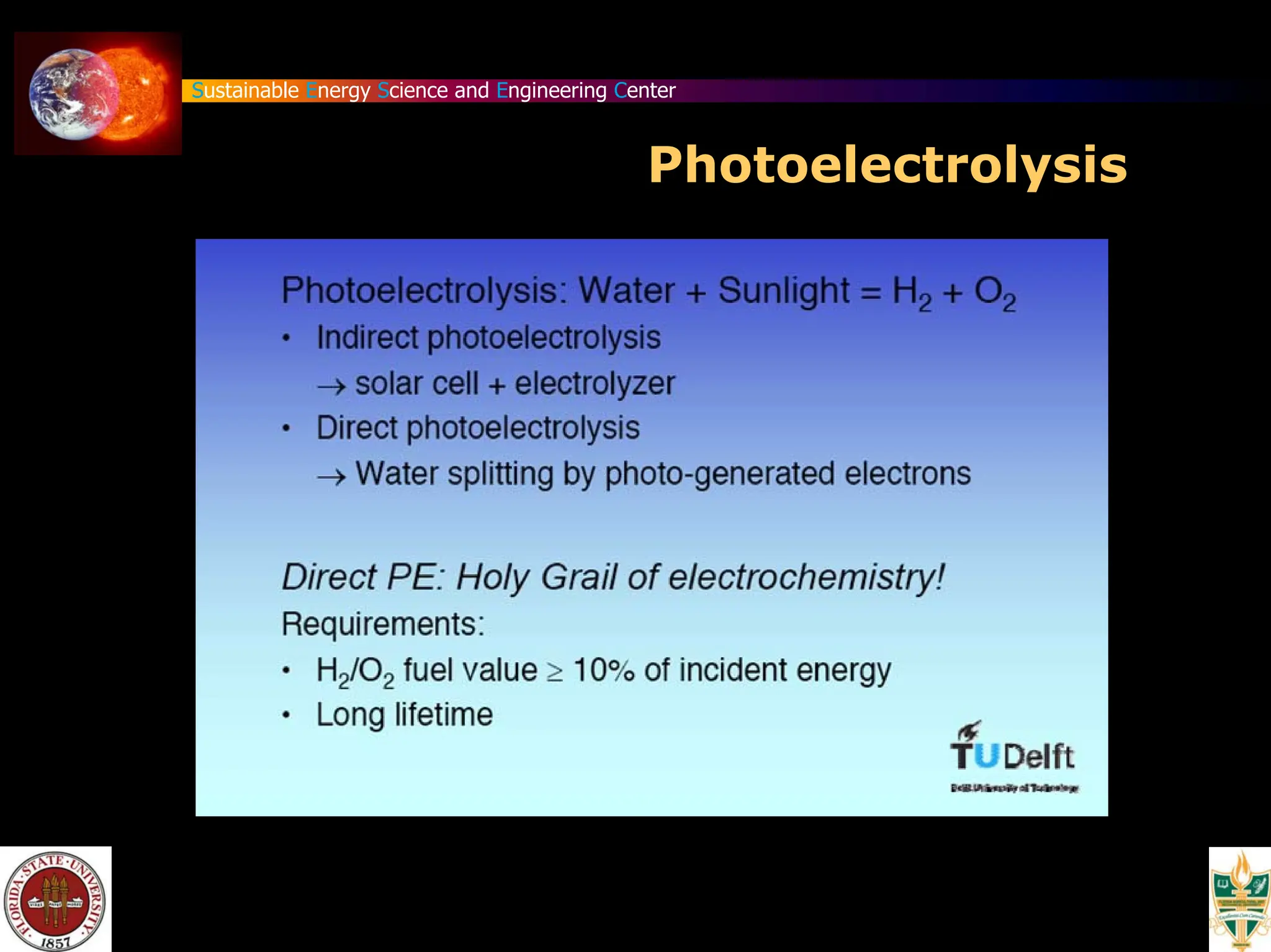 HYDROGEN : HYDROGEN production, electolysis,photoelectrolysis | PPT