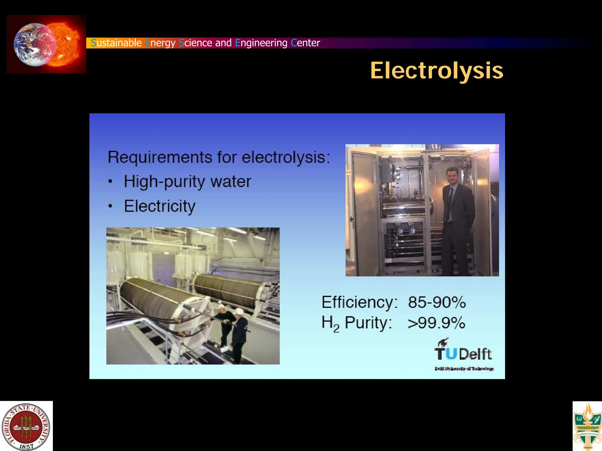 HYDROGEN : HYDROGEN production, electolysis,photoelectrolysis | PPT