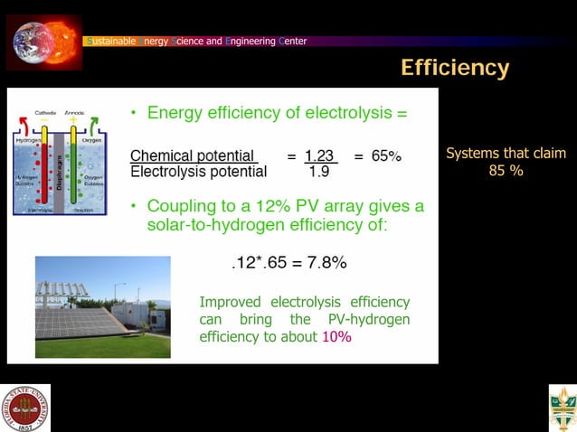 HYDROGEN : HYDROGEN production, electolysis,photoelectrolysis | PPT