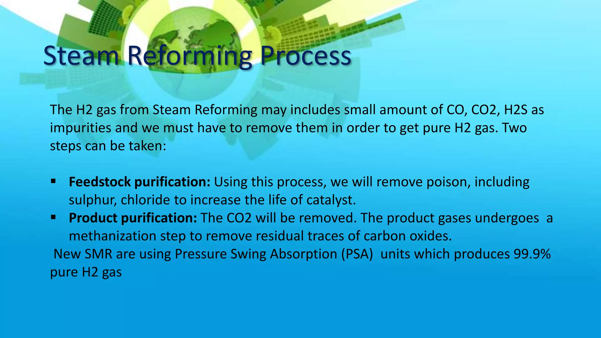 Hydrogen Production through Steam Reforming process.pptx