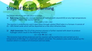 Hydrogen Production through Steam Reforming process.pptx
