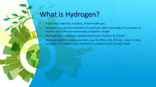 Hydrogen Production through Steam Reforming process.pptx