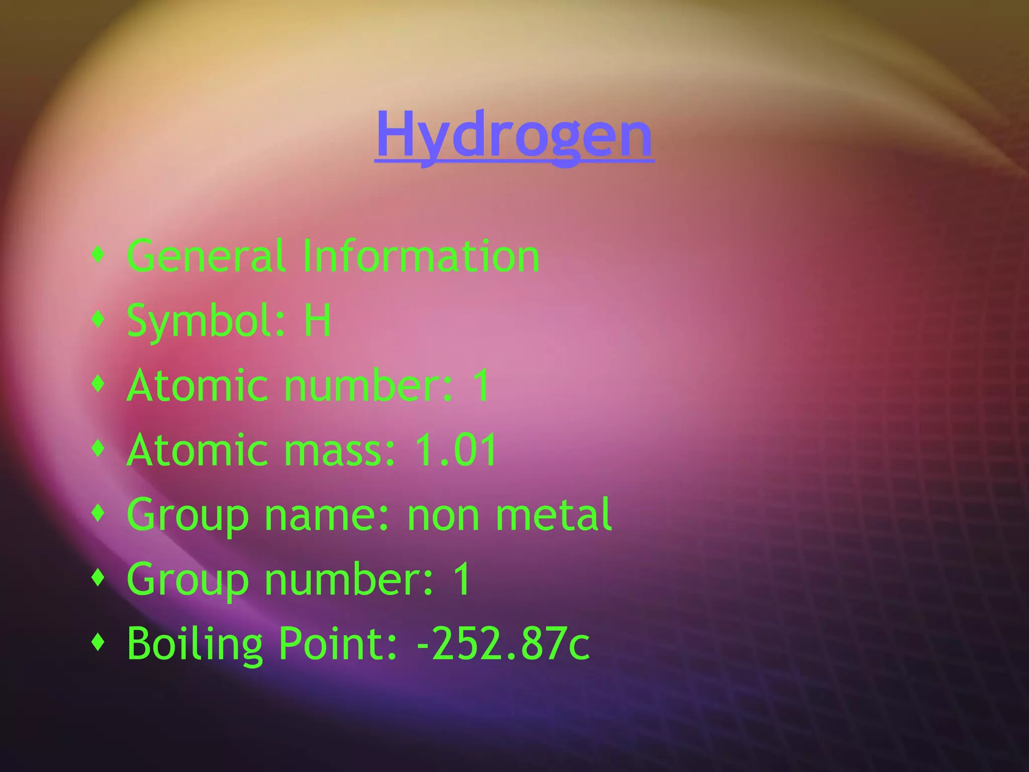 Hydrogen Project | PPT