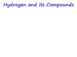 Hydrogen questions | PPT