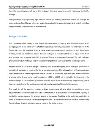 Hydrogen refuelling dispensing station model | PDF