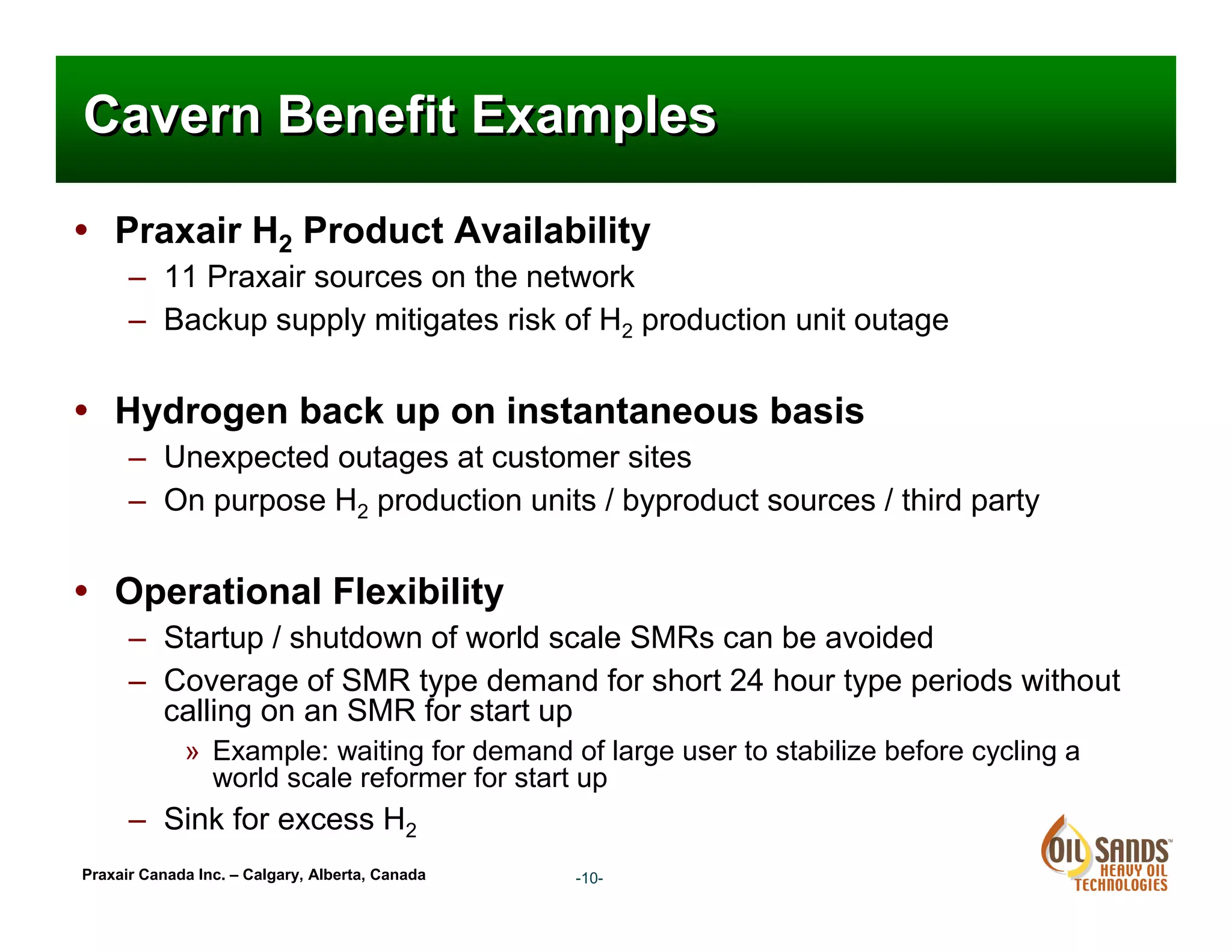 Hydrogen Reliability Cavern Storage | PDF