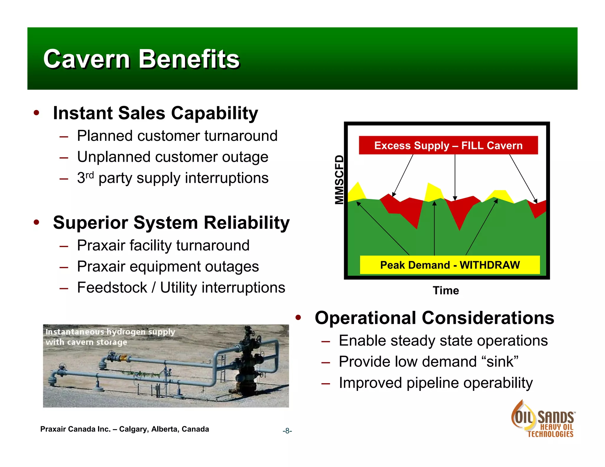 Hydrogen Reliability Cavern Storage | PDF
