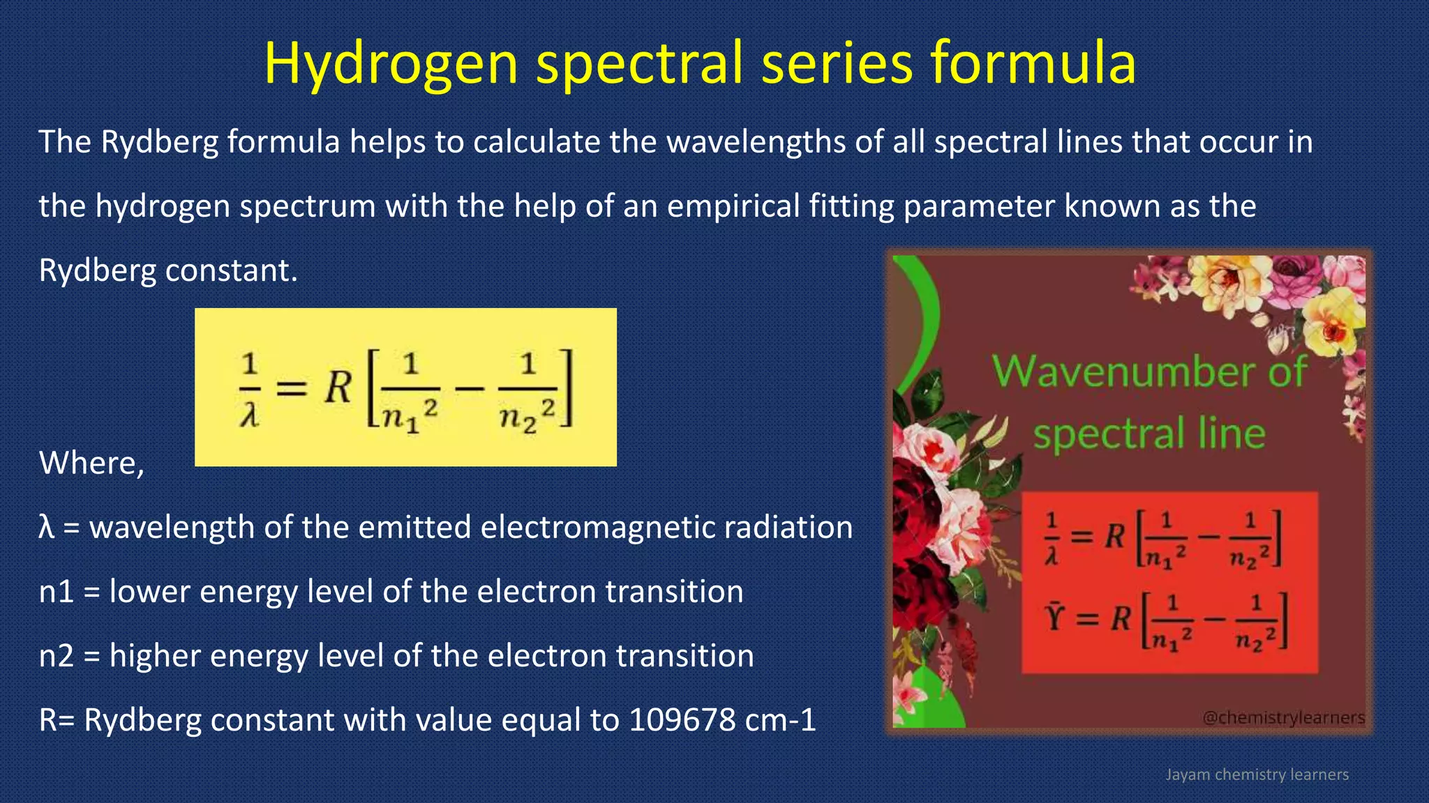 Hydrogen spectral series.pptx