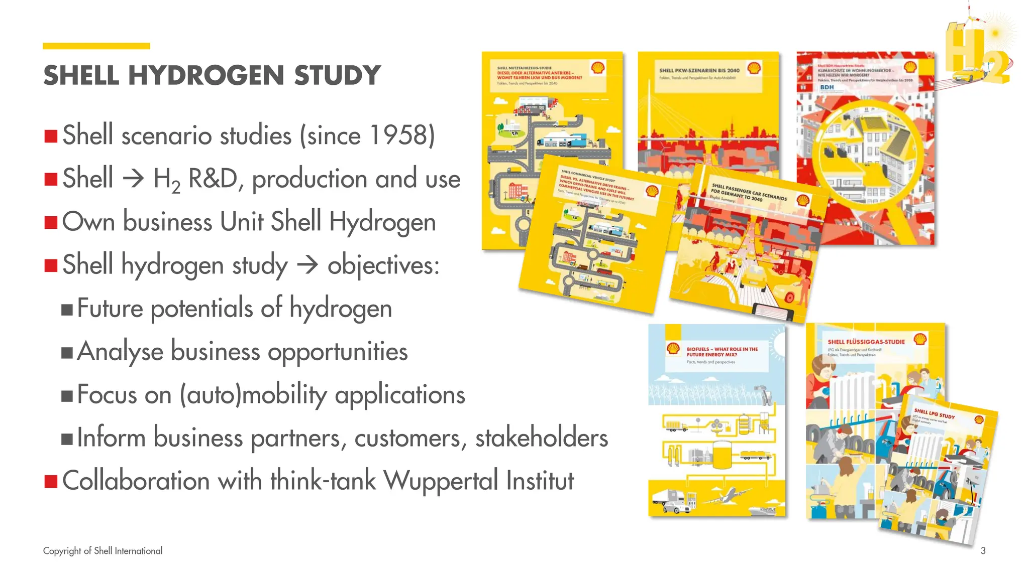 Shell Hydrogen Study - Energy of the future | PPT