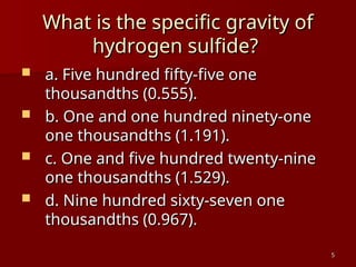 HYDROGEN_SULFIDE- AWARENESS TRAINING.ppt
