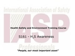 Hydrogen Sulfide H2S hazards and control measures presentation | PPTX